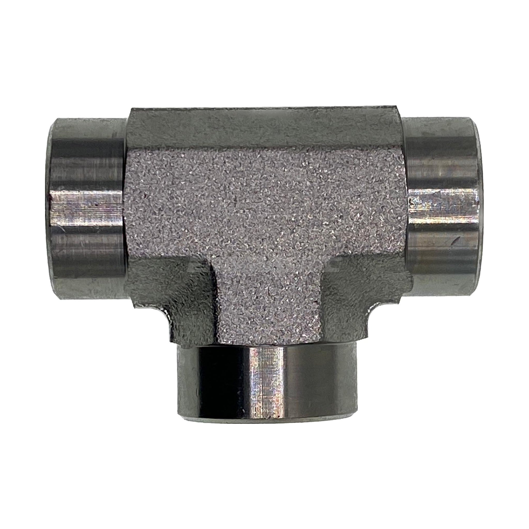 Hydraulic Tee Piece Adaptors | BSP, JIC, NPT, ORFS — ENGMATTEC Australia