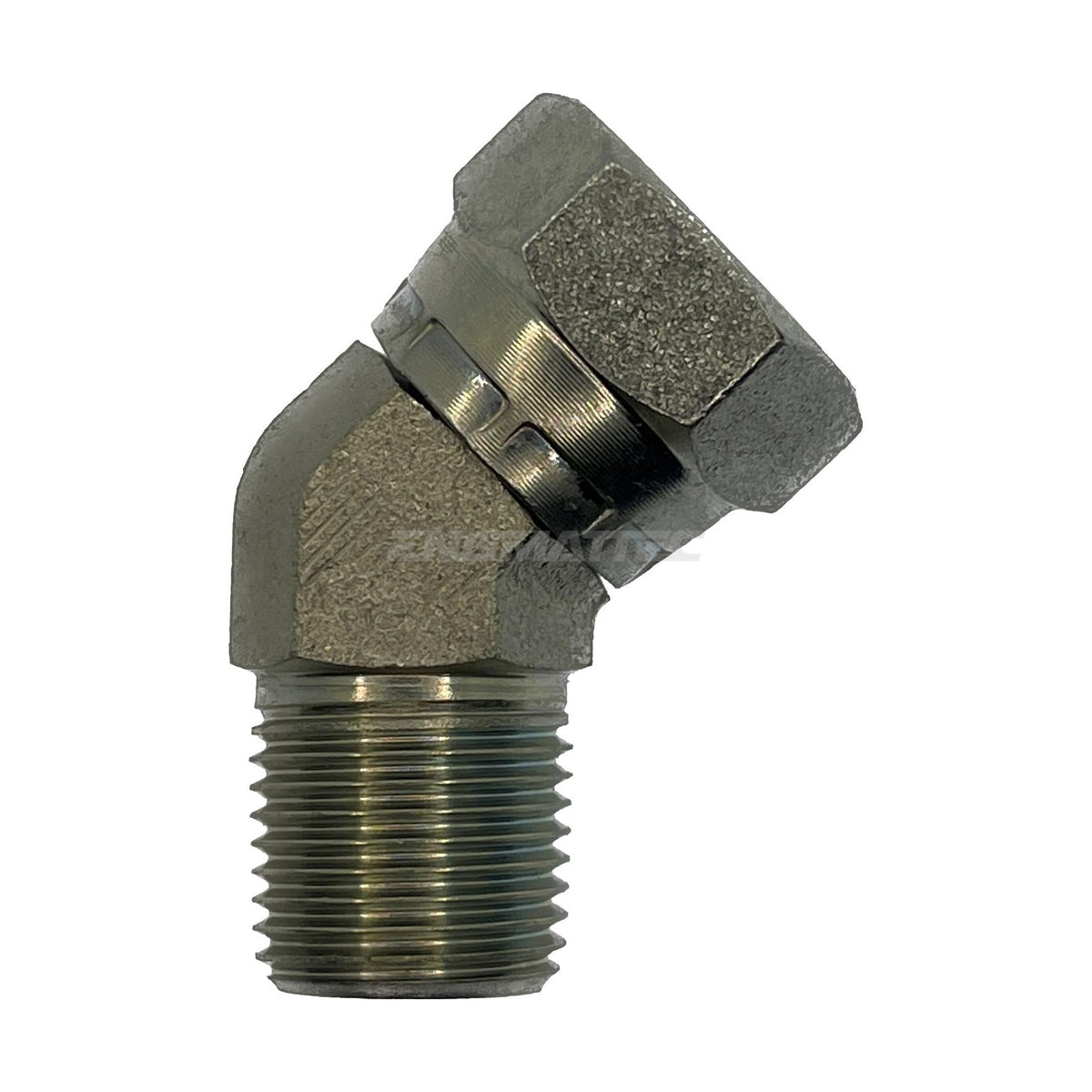 BSP Swivel Female x BSP Tapered Male 45° Compact — ENGMATTEC Australia