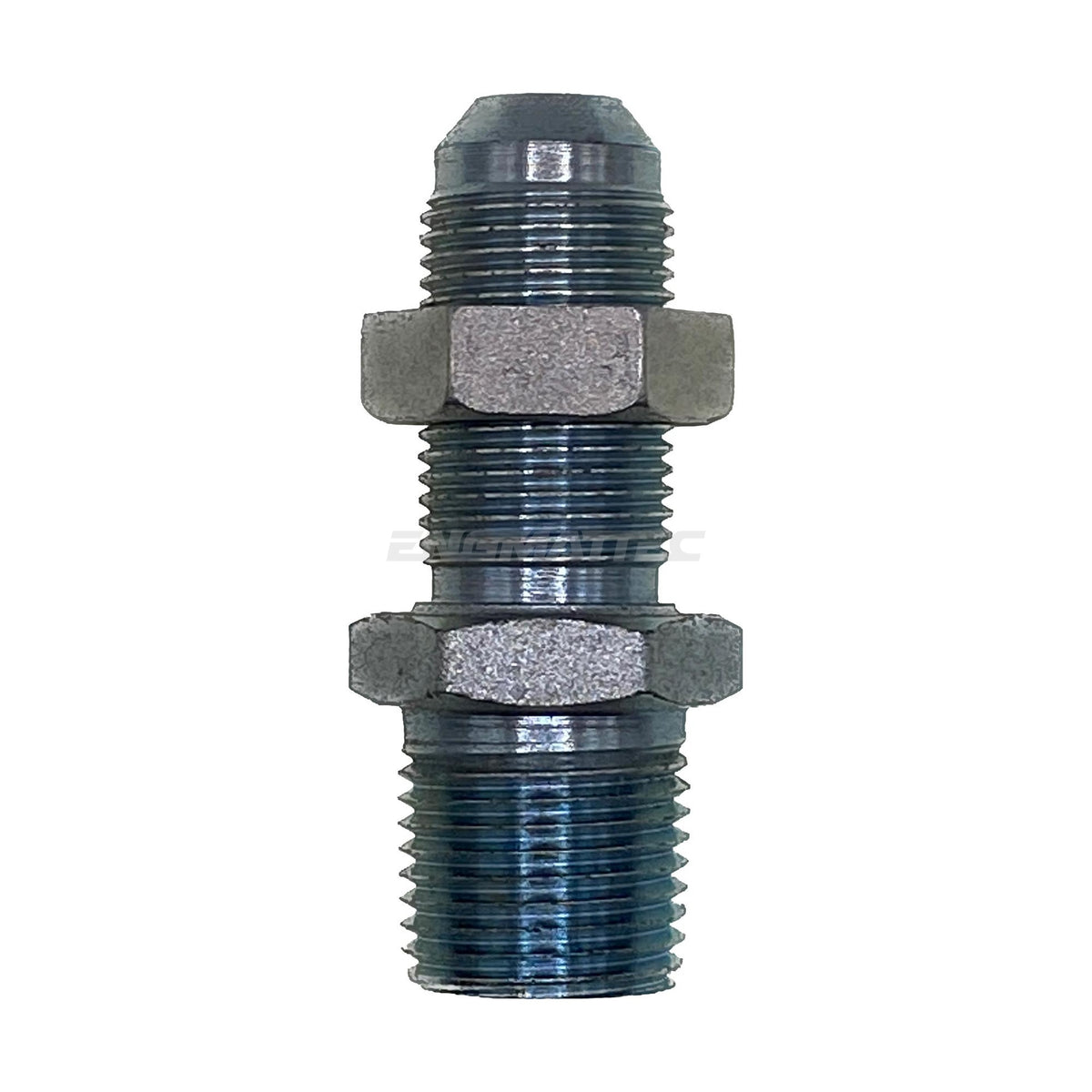 JIC Bulkhead Male x NPT Tapered Male Straight — ENGMATTEC Australia