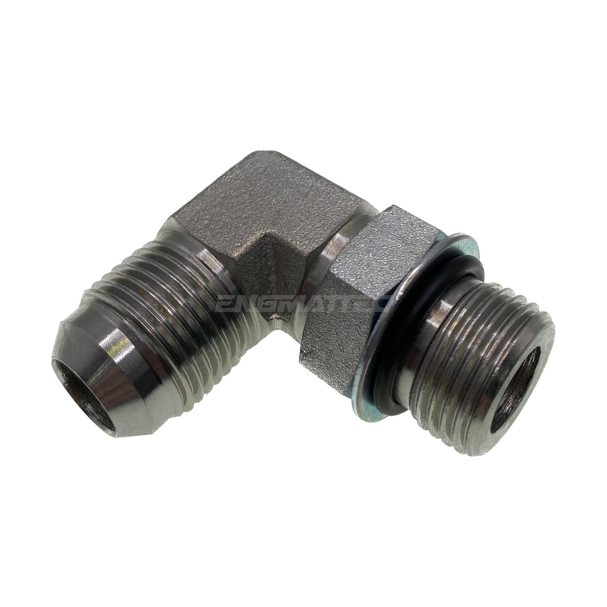 JIC Male x UNO Male 90° Compact — ENGMATTEC Australia