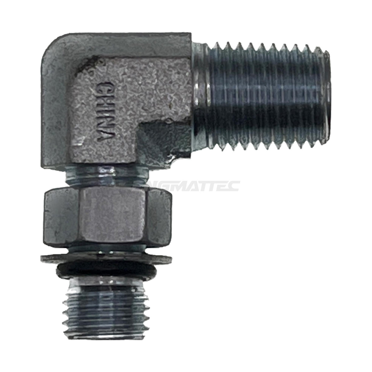 NPT Tapered Male x UNO Male 90° Compact — ENGMATTEC Australia