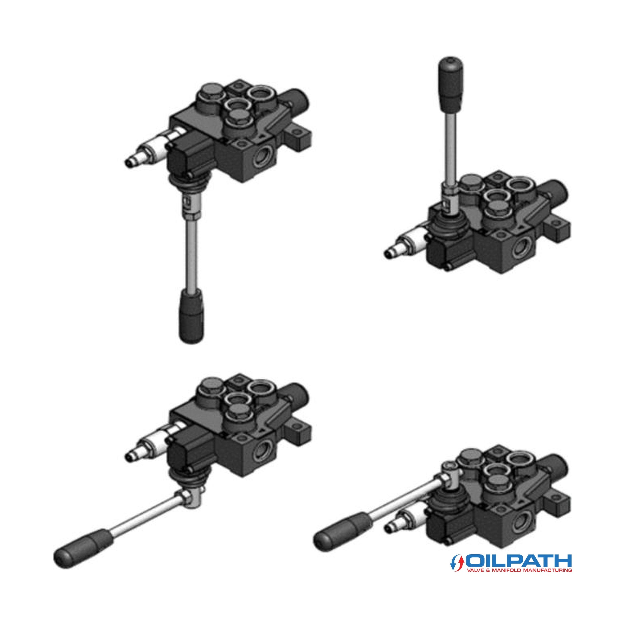 Oilpath Monoblock Valve 3/4 UNO Single Spool - Motor — ENGMATTEC Australia