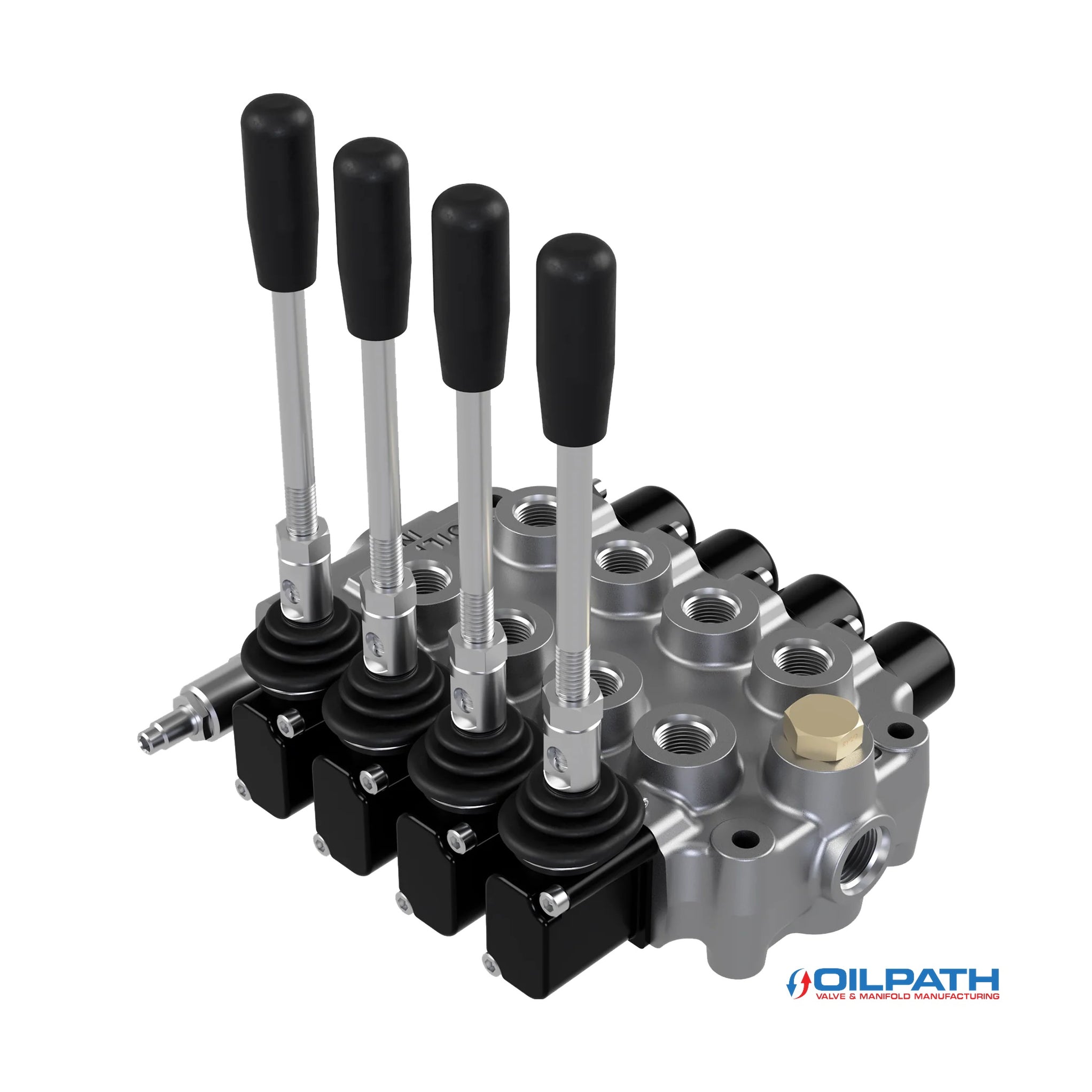 Oilpath Monoblock Valve | Single Motor Spool, 120 LPM — ENGMATTEC Australia