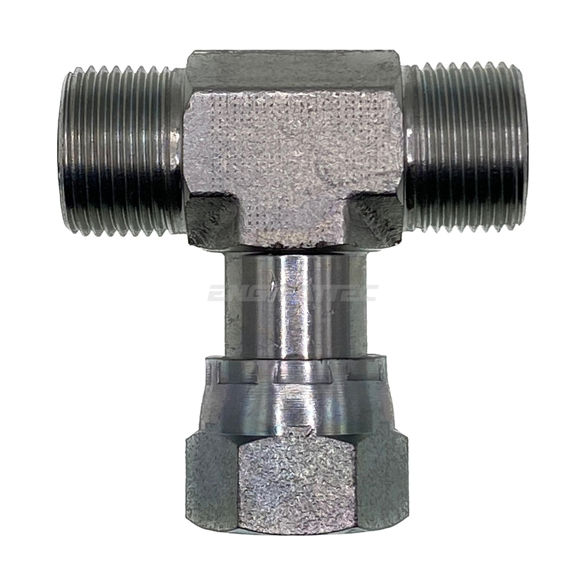 Hydraulic Drop Tee | 9/16" ORFS Male x Female Swivel — ENGMATTEC Australia