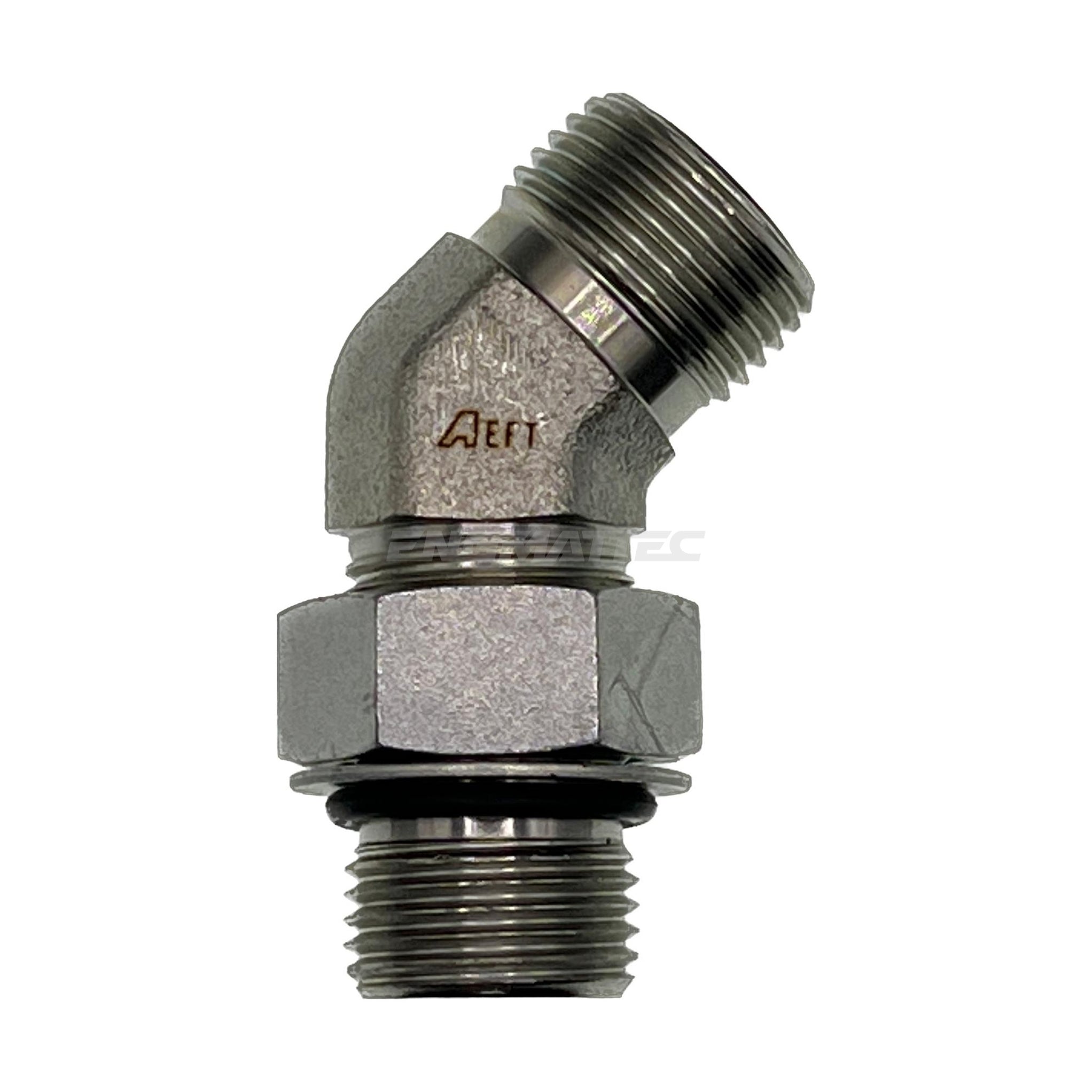 ORFS Male x UNO Male 45° Compact — ENGMATTEC Australia