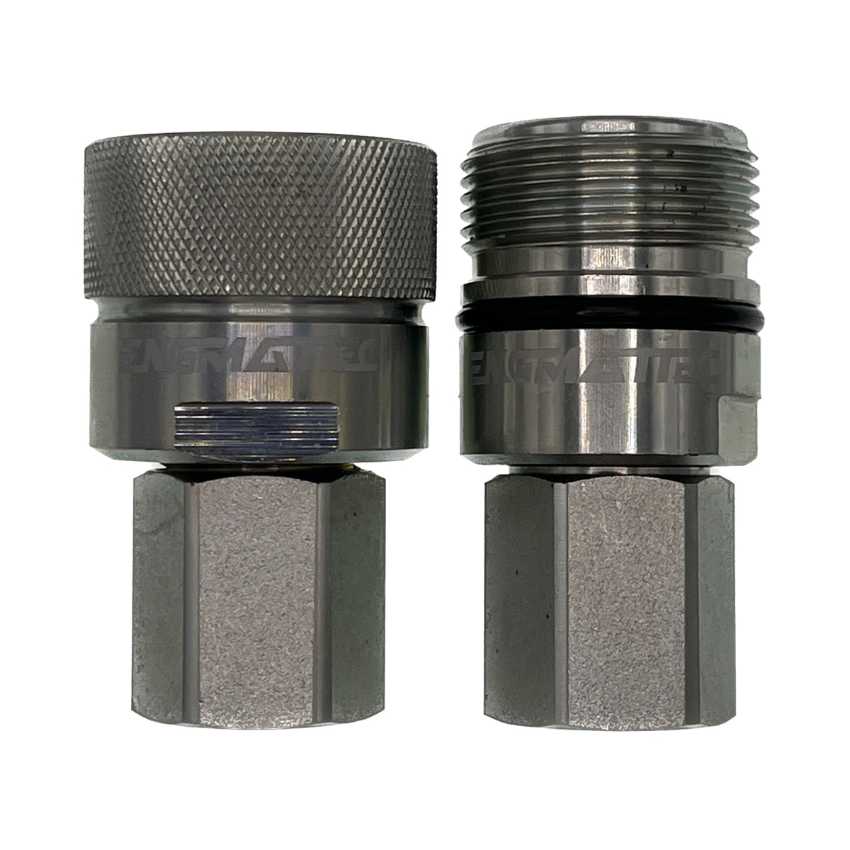 Hydraulic Screw Together Coupler | 1/2" BSP Female Pair — ENGMATTEC ...