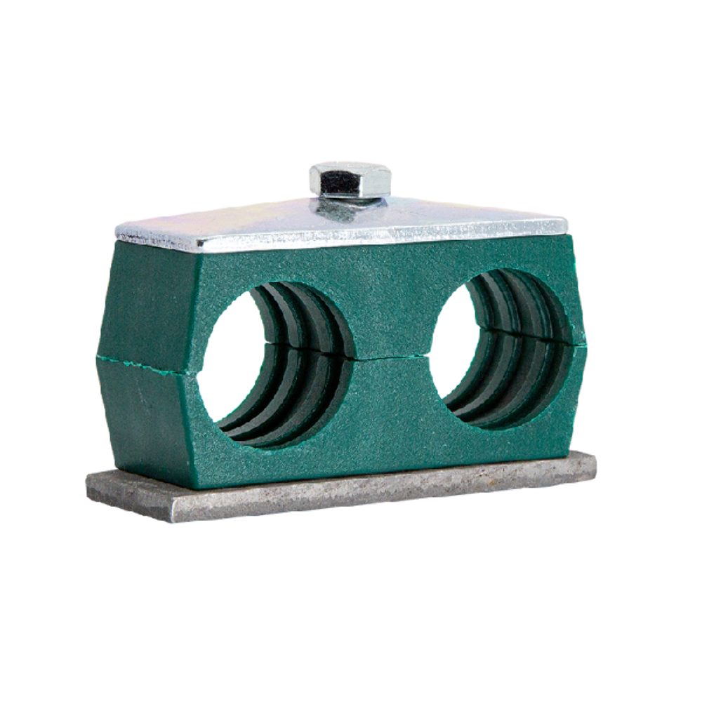 Tube Clamp 32mm Standard Double | Engmattec Hydraulics — ENGMATTEC ...